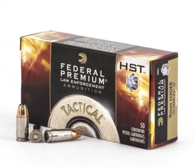 Federal Personal Defense HST +P 9mm Ammunition, 124gr Jacketed Hollow ...