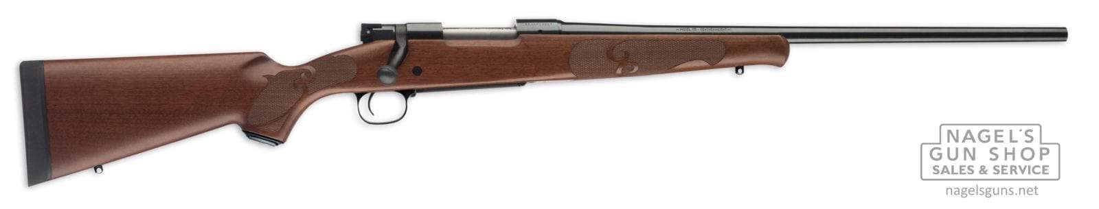 Winchester Model 70 Featherweight Compact 243 Rifle, Satin Walnut Stock ...
