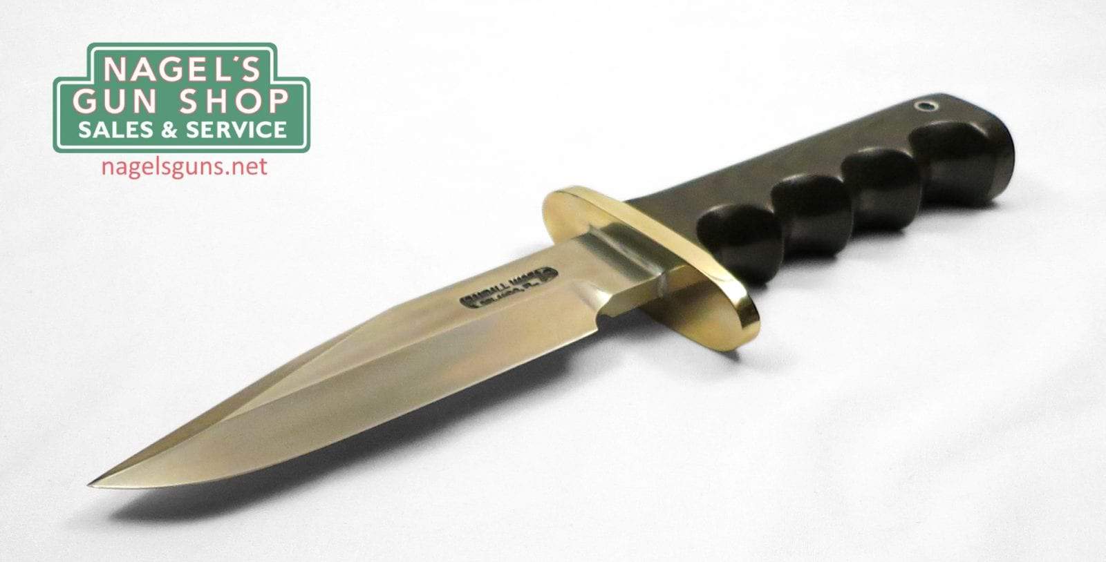 Randall Made Knives, Custom Model #15 Airman, Nickel Silver Double Hilt ...