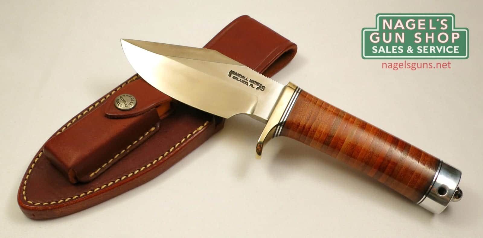 Randall Made Knives, Model #19-4.5", Bushmaster, Leather Handle ...