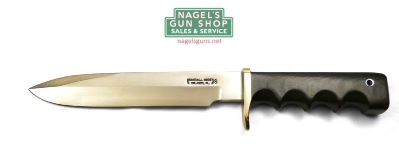 Randall Made Knives, Custom Model #16 Diver, Nickel Silver Hilt, Black ...
