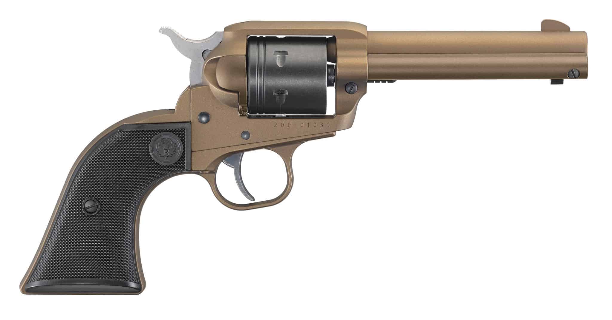 Ruger Wrangler Bronze 22 LR Revolver, Bronze Cerakote, 4.62" - 2004 ...