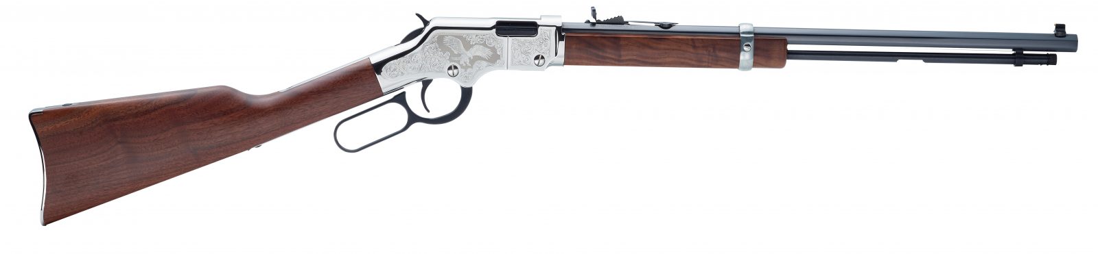 Henry Silver Eagle II 22lr Rifle, Nickel Receiver, Octagon Barrel, 20 ...