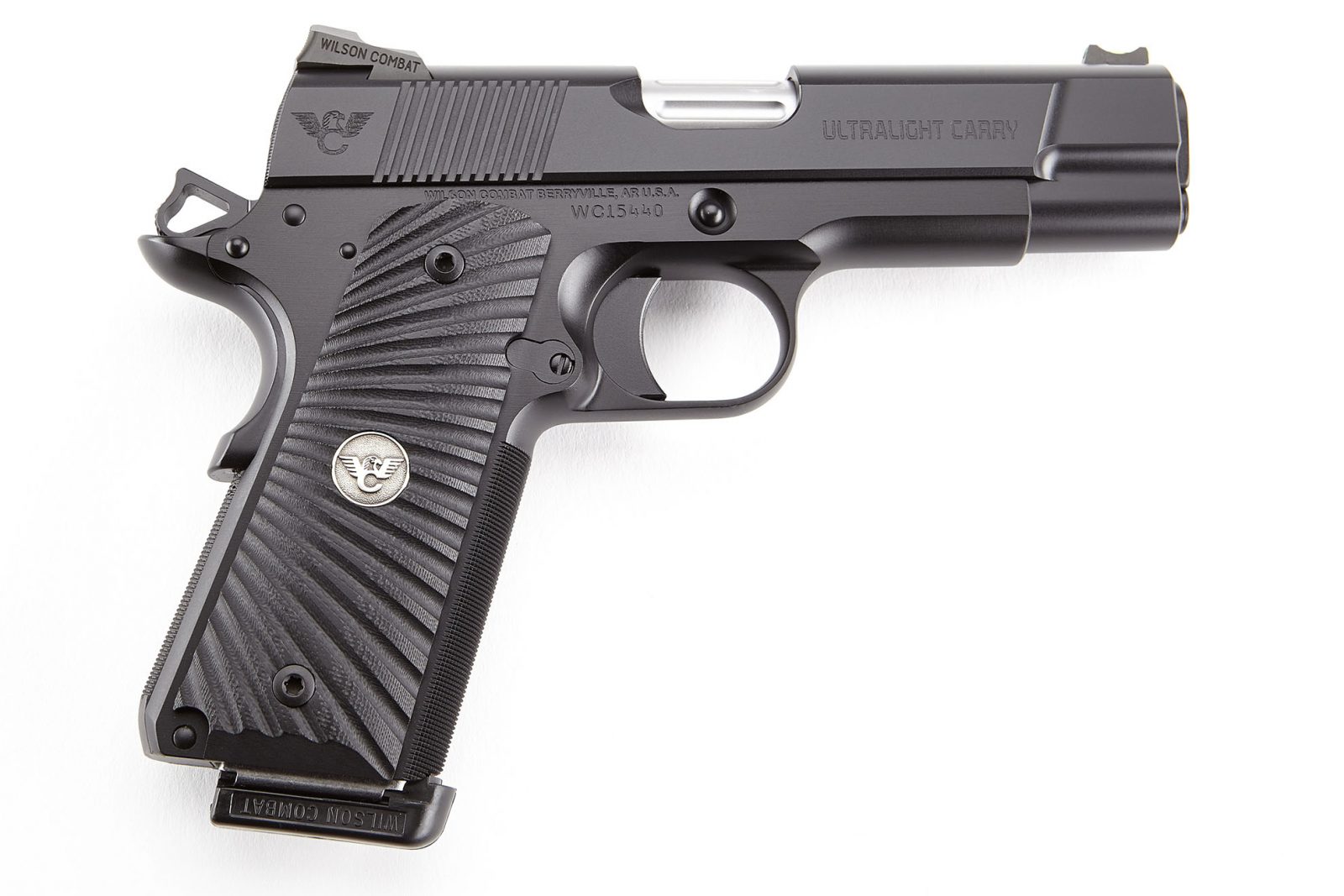 Wilson Combat Ultralight Carry Commander 9mm Pistol, Ameriglo Night ...