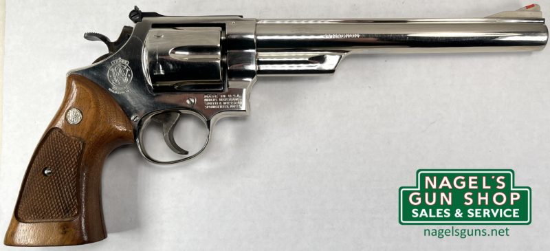 Smith & Wesson Model 29-2 Nickel 44 Magnum Revolver, 8 3/8″ Barrel, Very Good Condition ...