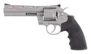 Colt Python 5" Bead Blast Stainless 357 Magnum Revolver, Adjustable ...